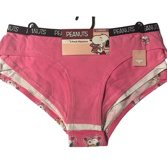 Peanuts | Intimates & Sleepwear | Peanuts Snoopy Womans 3 Pack Cotton ...